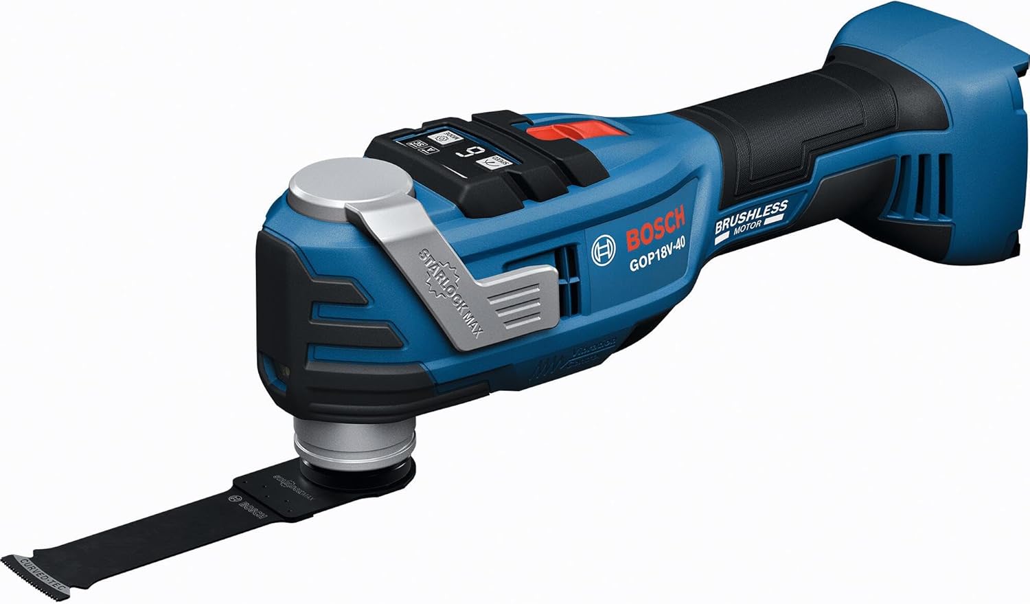 BOSCH GOP18V-40N, 18V Brushless StarlockMax Oscillating Tool w/ 4° Osc ...