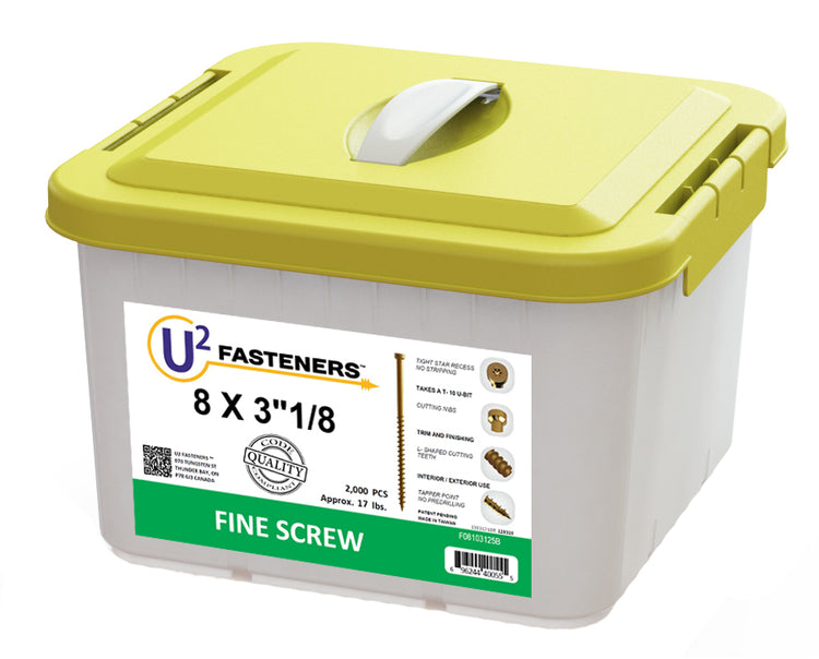 U2 Fasteners Construction Screws | Squares Hardware Inc