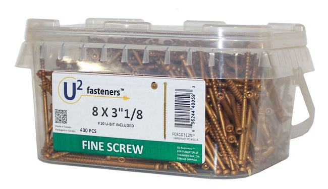 U2 Fasteners Construction Screws | Squares Hardware Inc