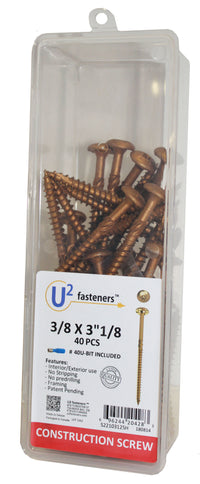 U2 Fasteners Construction Screws | Squares Hardware Inc