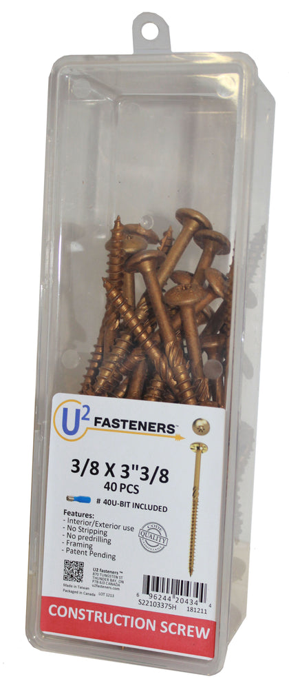 U2 Fasteners Construction Screws | Squares Hardware Inc
