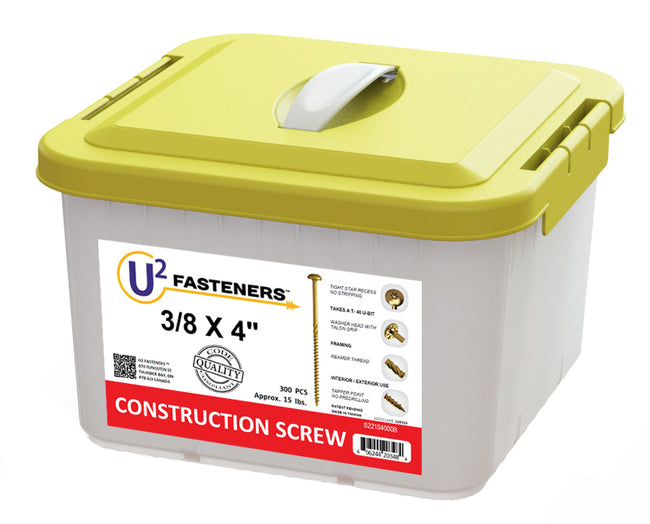 U2 Fasteners Construction Screws | Squares Hardware Inc
