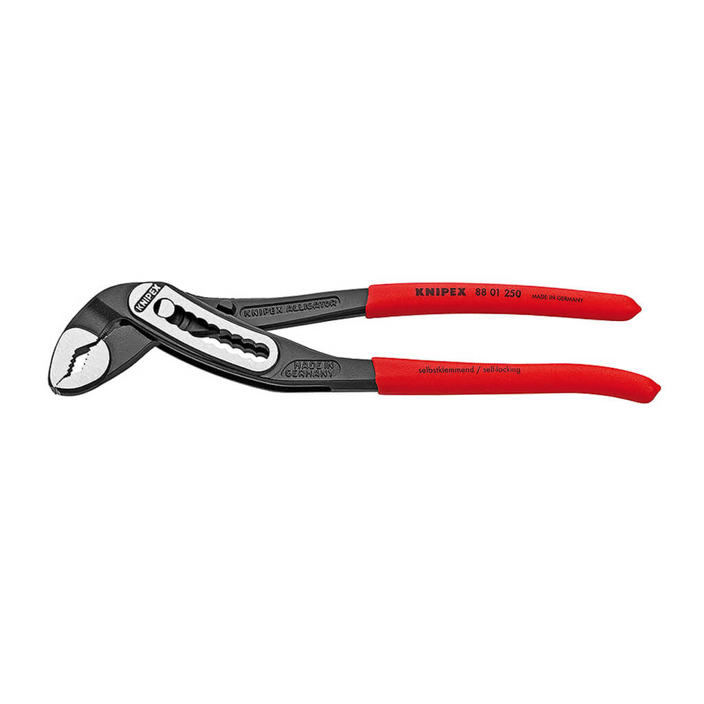 Knipex 88 01 250, 10" Alligator Water Pump Pliers – Squares Hardware Inc