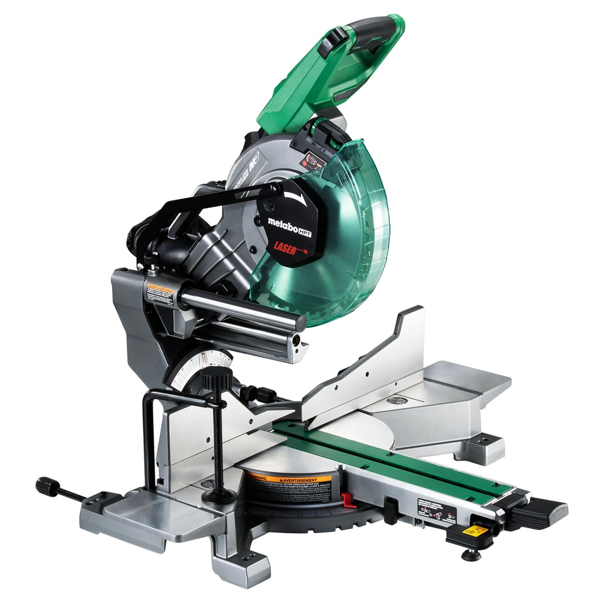 Metabo HPT C3610DRAQ4M, 36V MultiVolt™ 10 Inch Dual Bevel Sliding Cord ...